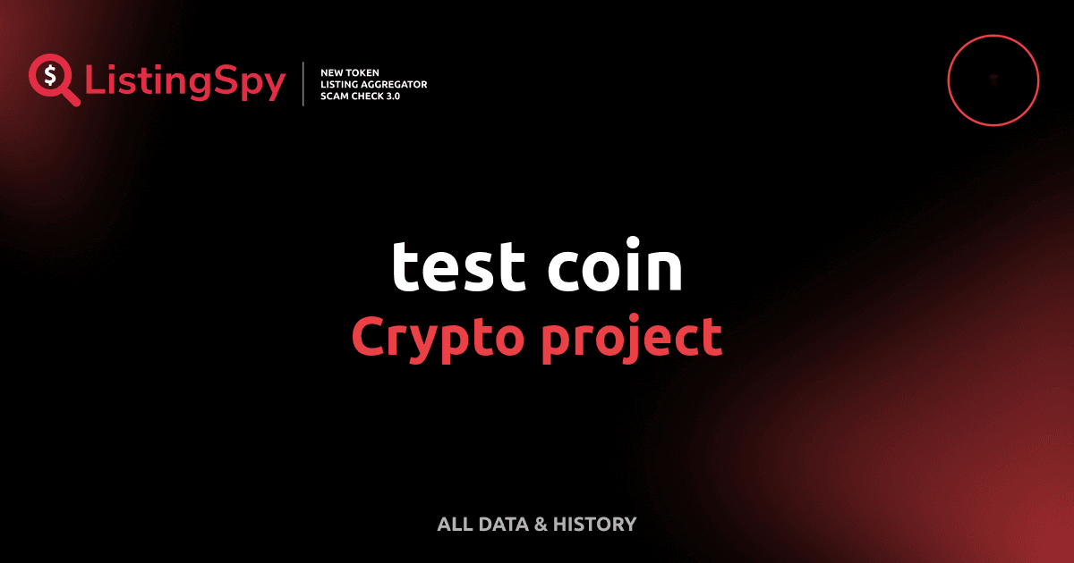 test coin crypto project: Wangpai token listings, events, analysis ...