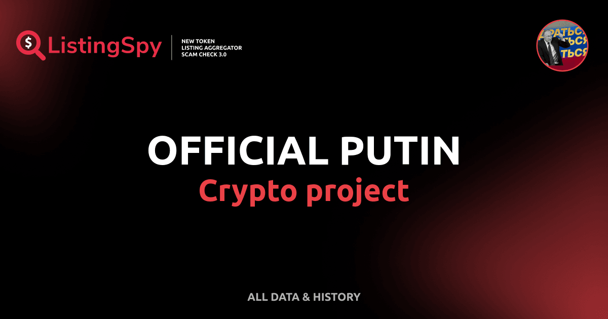 OFFICIAL PUTIN crypto project: PUTIN token listings, events, analysis ...