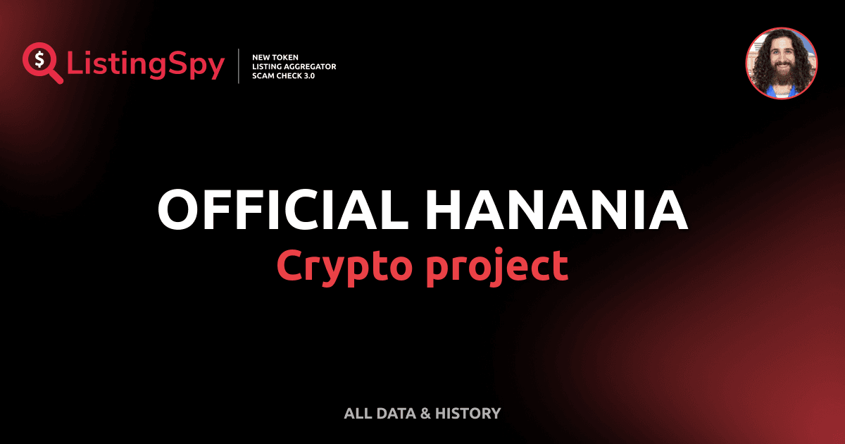 OFFICIAL HANANIA crypto project: HANANIA token listings, events ...