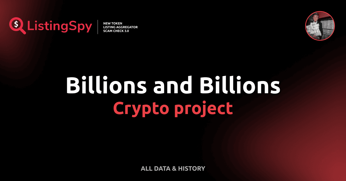 Billions and Billions crypto project: BILLIONS token listings, events ...