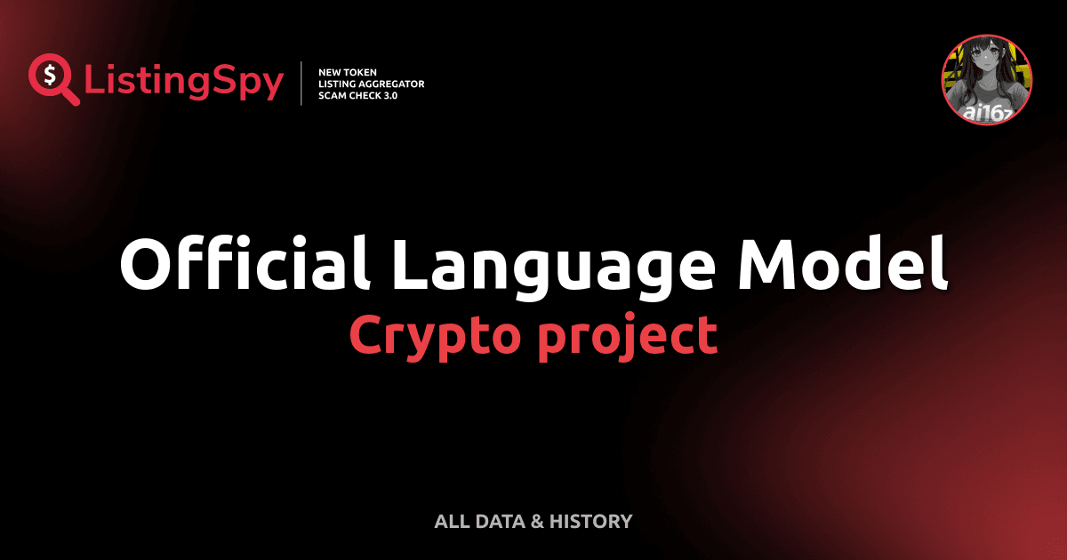 Official Language Model crypto project: OLM token listings, events ...