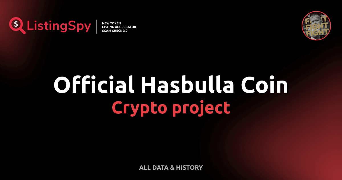 Official Hasbulla Coin crypto project: Hasbulla token listings, events ...