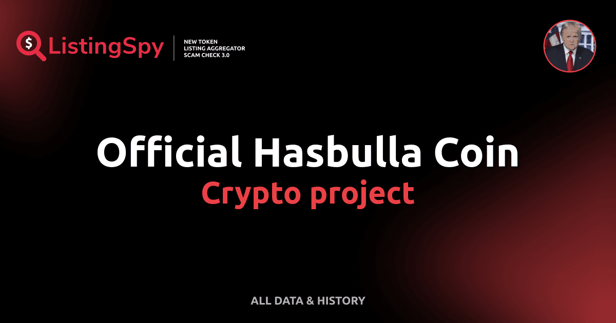 Official Hasbulla Coin crypto project: HASBULLA token listings, events ...