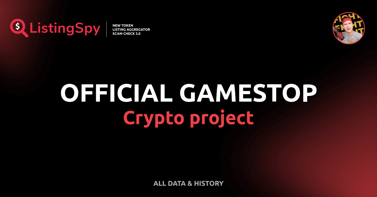 OFFICIAL GAMESTOP crypto project: GAMESTOP token listings, events ...