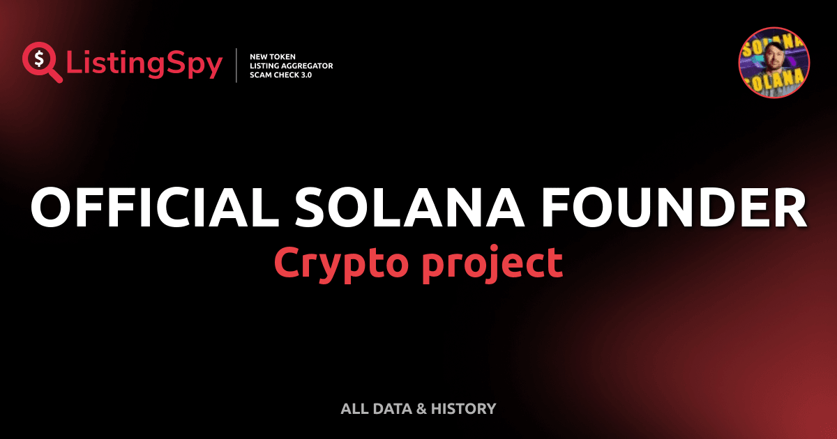 OFFICIAL SOLANA FOUNDER crypto project: TOLY token listings, events ...