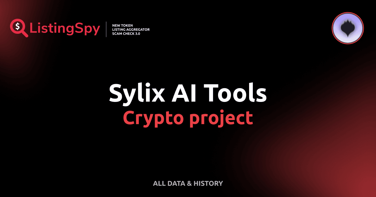 Sylix AI Tools crypto project: SYLIX token listings, events, analysis ...