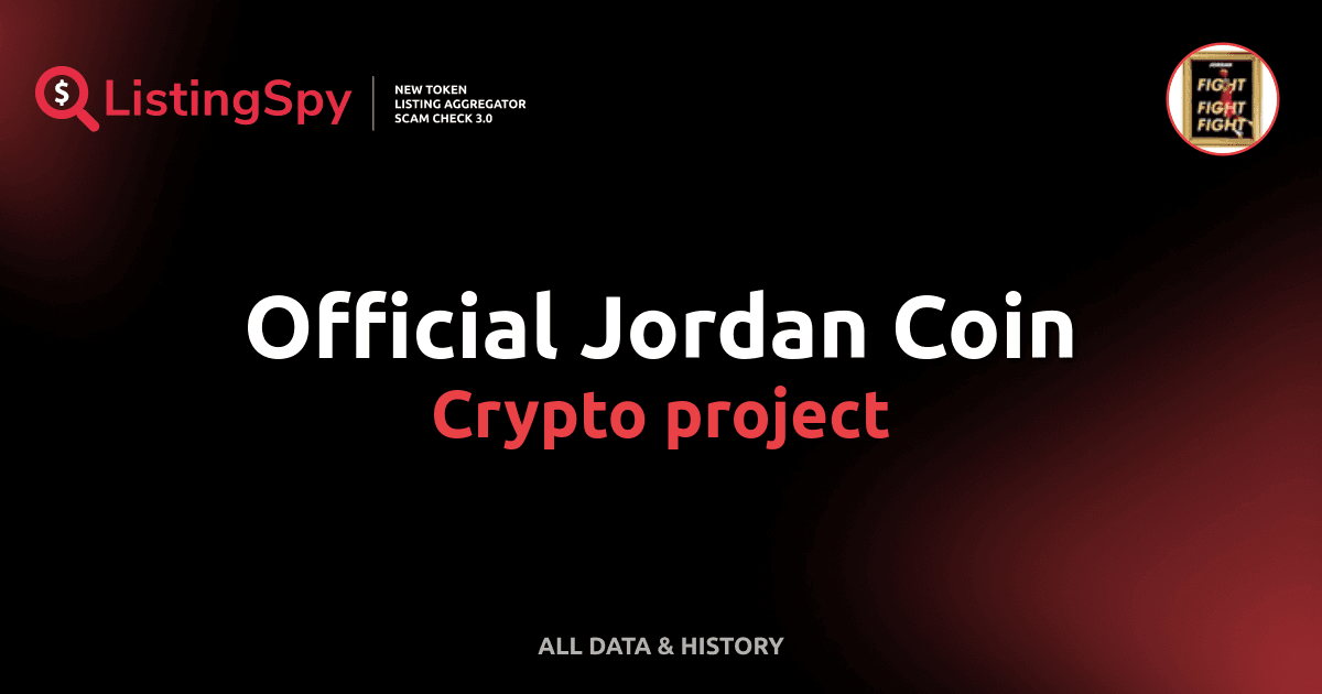 Official Jordan Coin crypto project: JORDAN token listings, events ...