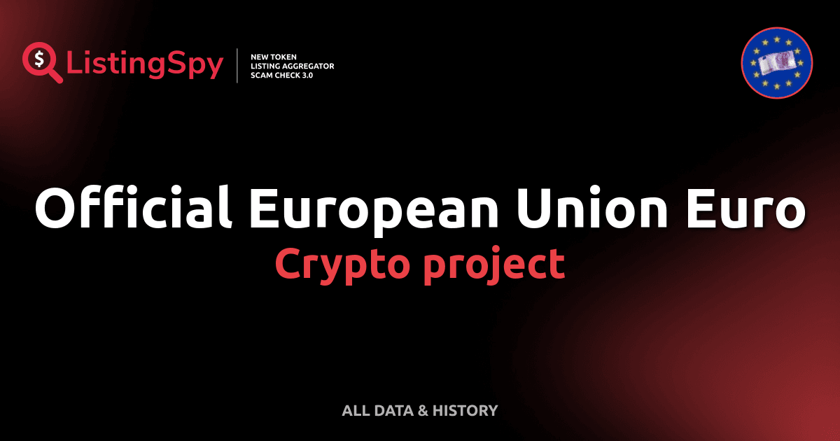 Official European Union Euro crypto project: EUR token listings, events ...