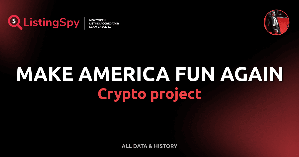 MAKE AMERICA FUN AGAIN crypto project: MAFA token listings, events ...