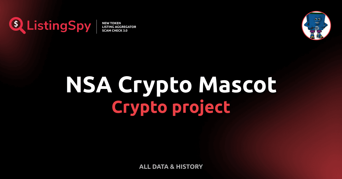 NSA Crypto Mascot crypto project: DUNK token listings, events, analysis ...