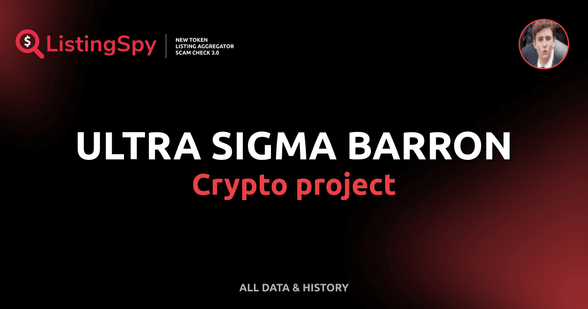 ULTRA SIGMA BARRON crypto project: USB token listings, events, analysis ...