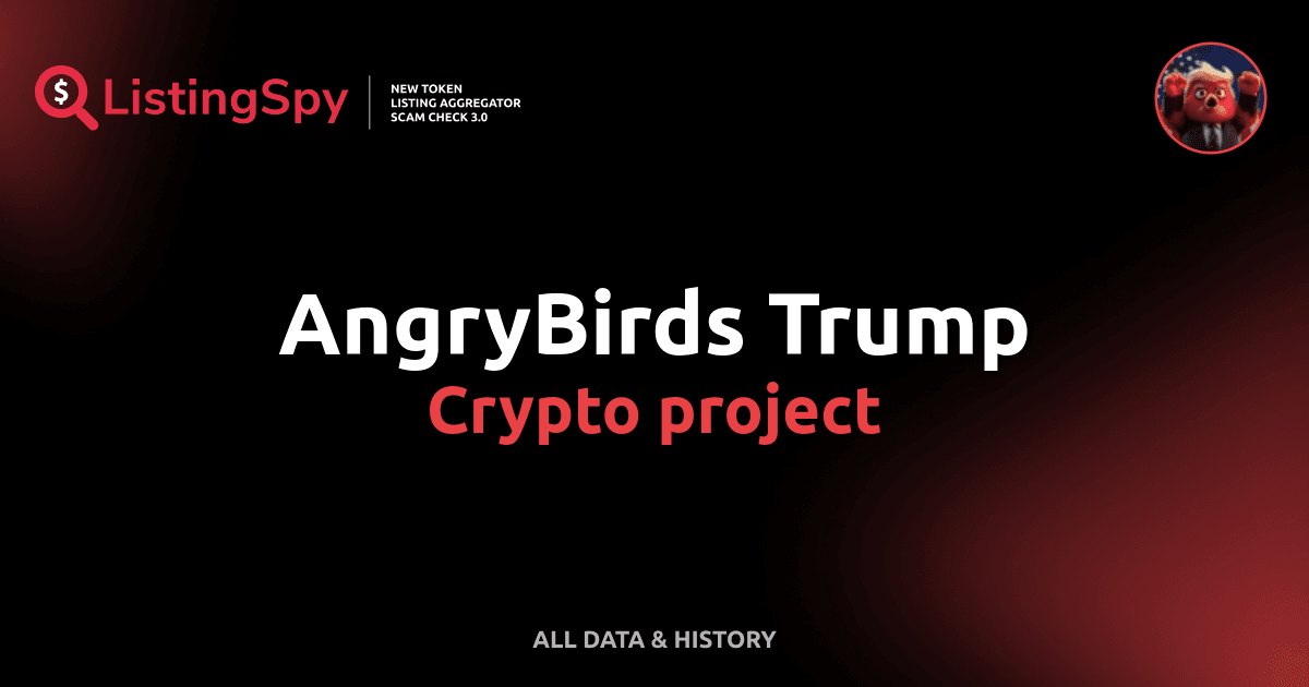 AngryBirds Trump crypto project: ABTRUMP token listings, events ...