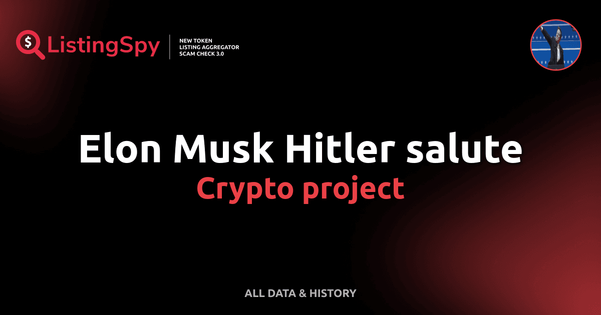 Elon Musk Hitler salute crypto project: HELON token listings, events ...