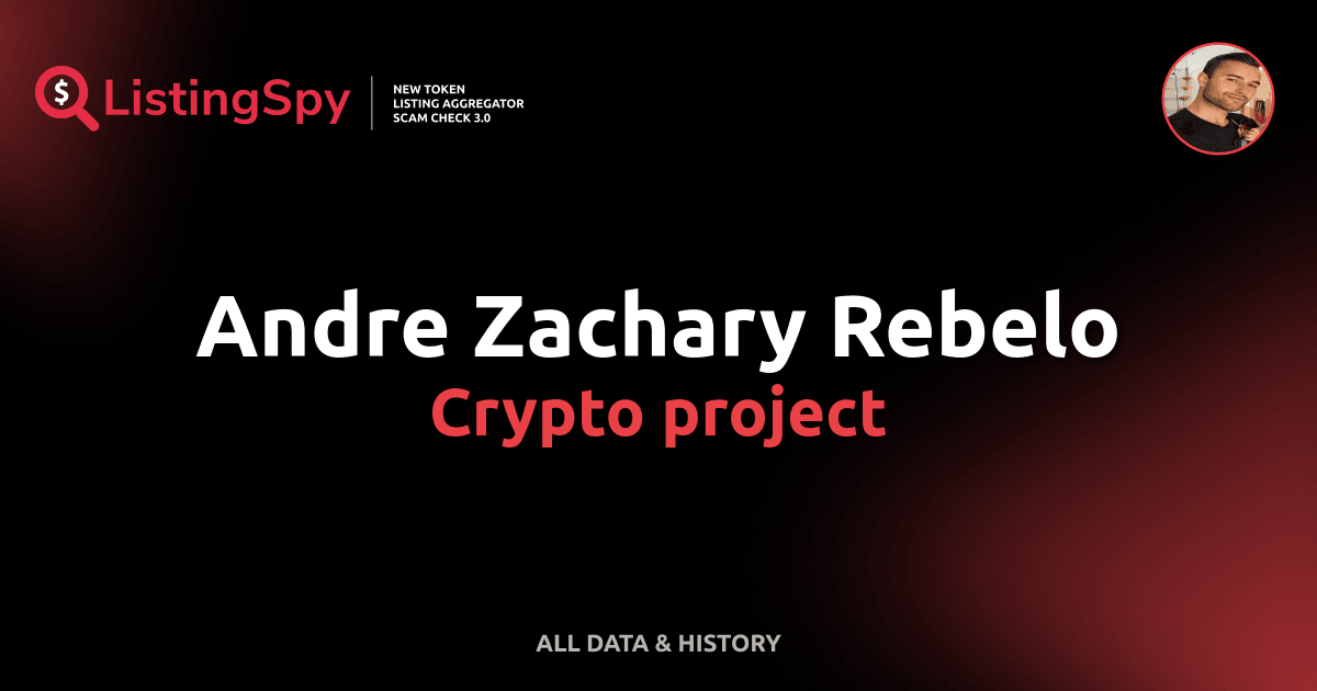 Andre Zachary Rebelo crypto project: irlZachXBT token listings, events ...