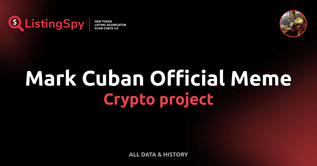 Mark Cuban Official Meme crypto project: CUBANO token listings, events ...