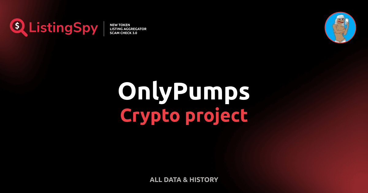 OnlyPumps crypto project: OP token listings, events, analysis | ListingSpy