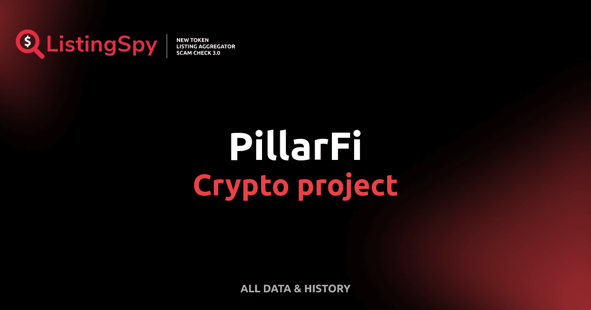 PillarFi crypto project: PILLAR token listings, events, analysis ...