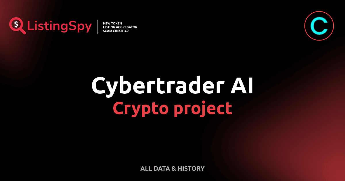 Cybertrader AI crypto project: CYB token listings, events, analysis ...