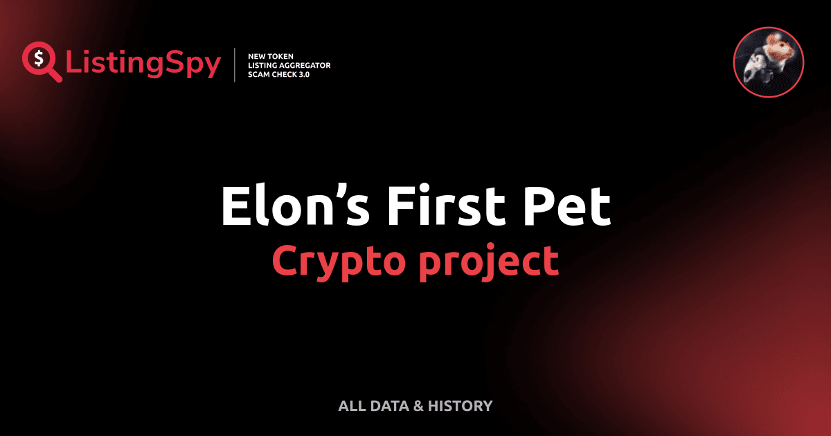 Elon’s First Pet crypto project: MILO token listings, events, analysis | ListingSpy