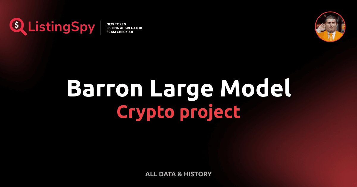 Barron Large Model crypto project: BLM token listings, events, analysis ...