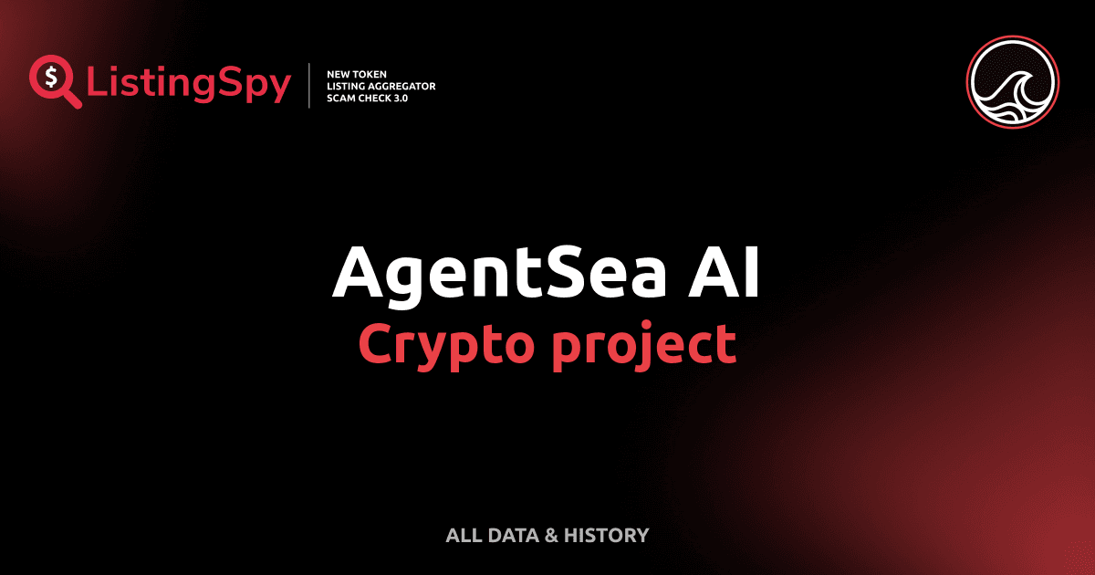 AgentSea AI crypto project: SEA token listings, events, analysis | ListingSpy