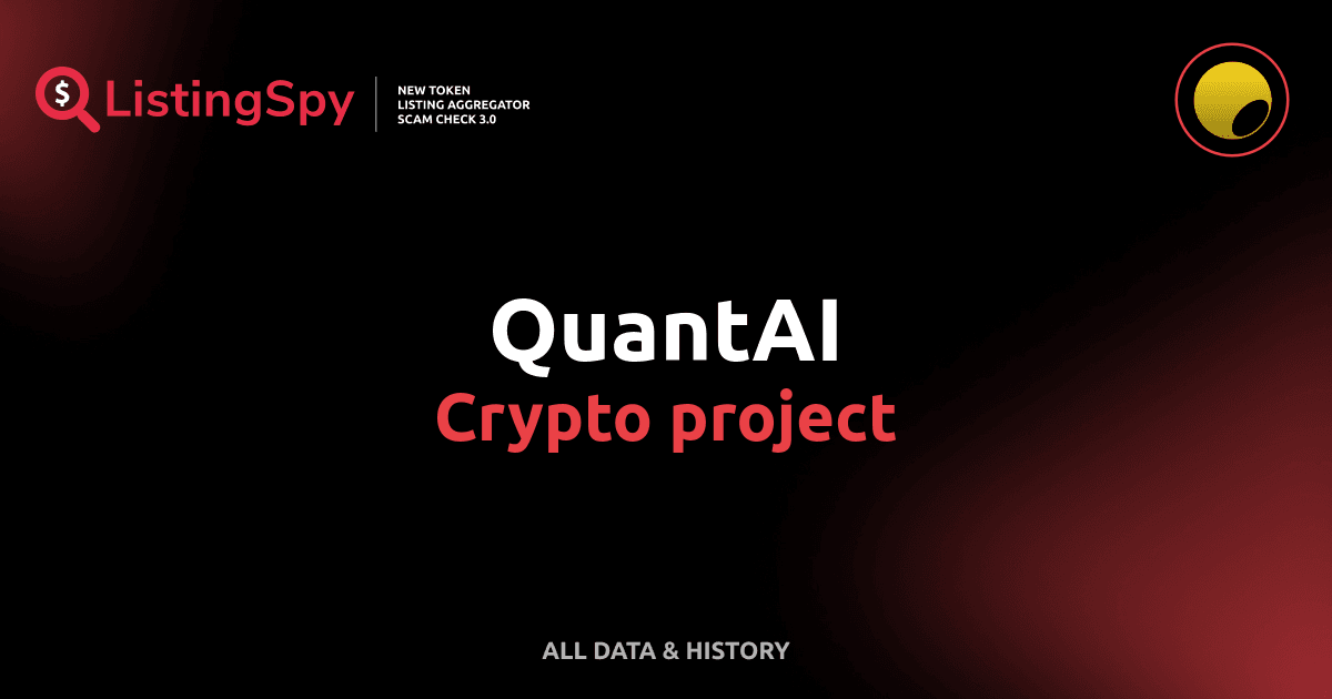 QuantAI crypto project: QUANT token listings, events, analysis | ListingSpy