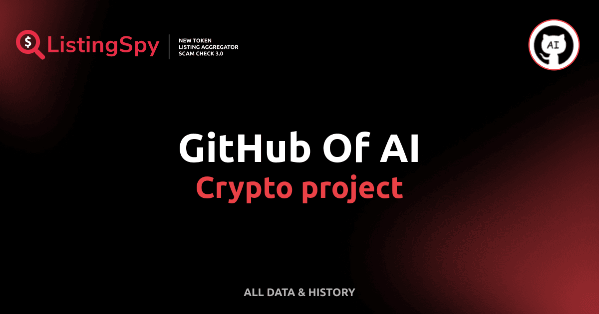 GitHub Of AI crypto project: GAITHUB token listings, events, analysis | ListingSpy