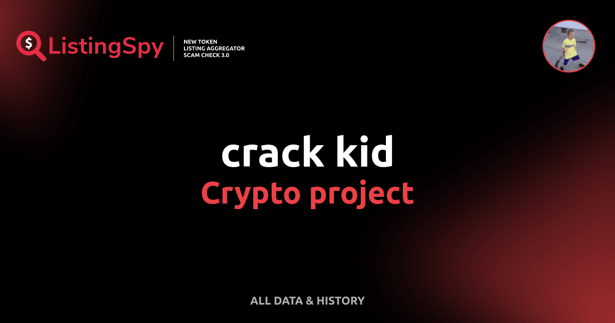 crack kid crypto project: YAAAAAAAAA token listings, events, analysis ...