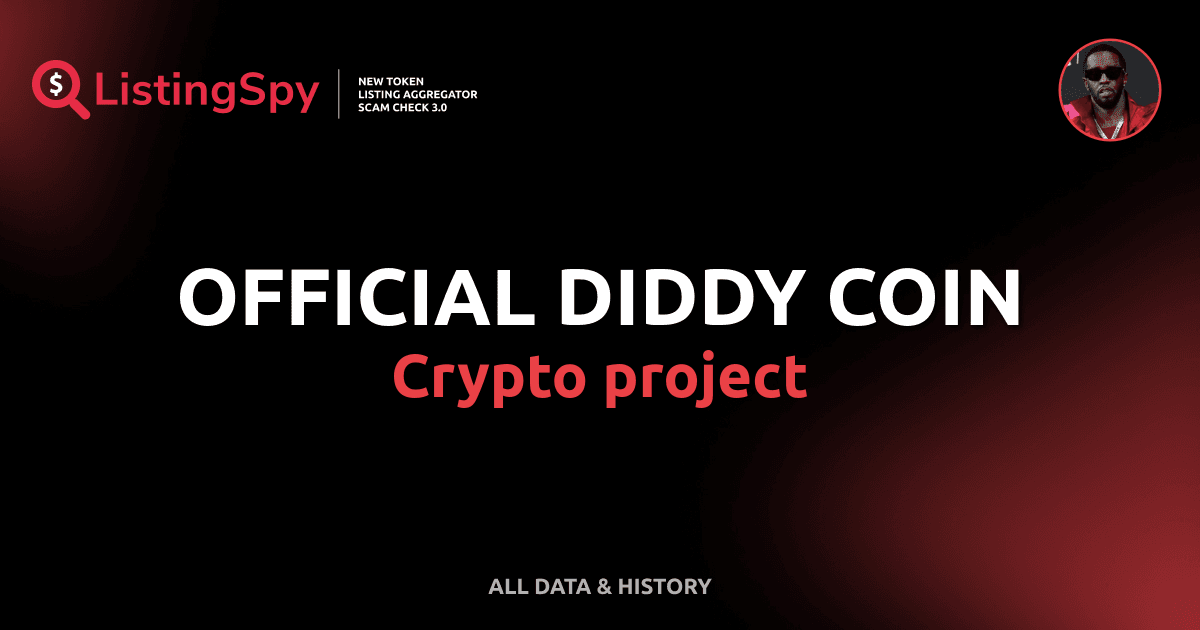 OFFICIAL DIDDY COIN crypto project: DIDDY token listings, events ...