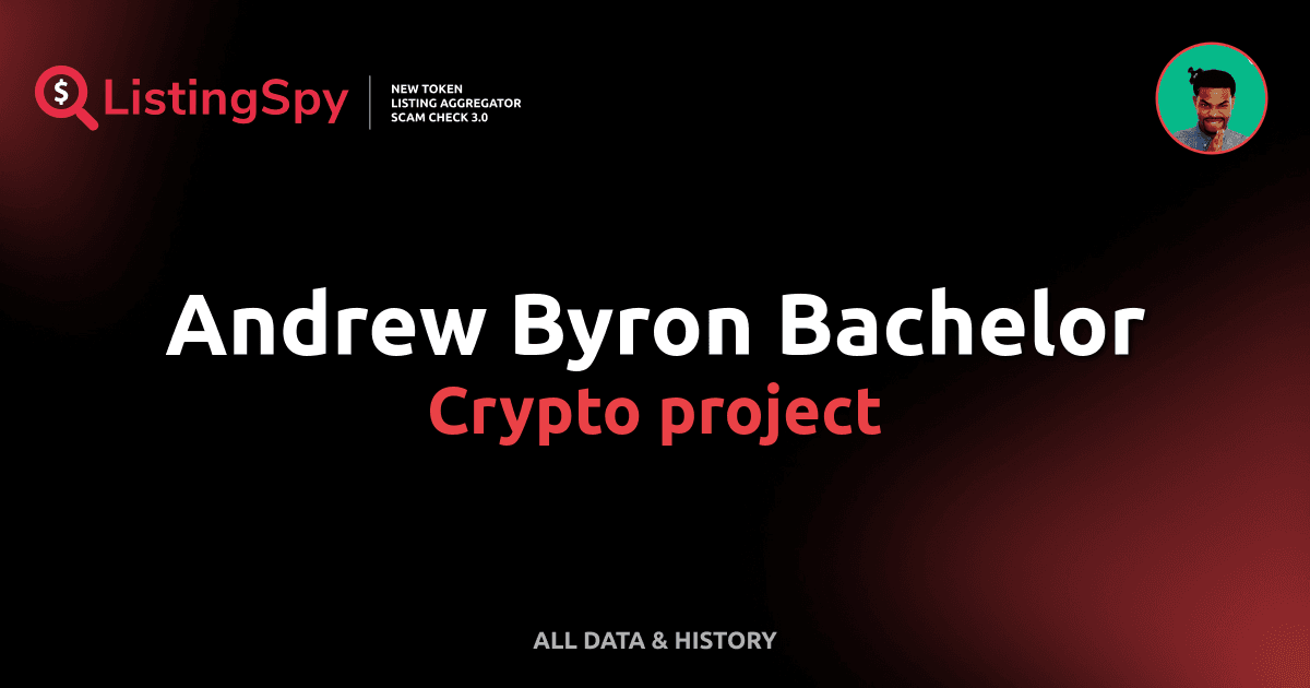 Andrew Byron Bachelor crypto project: KINGBACH token listings, events ...