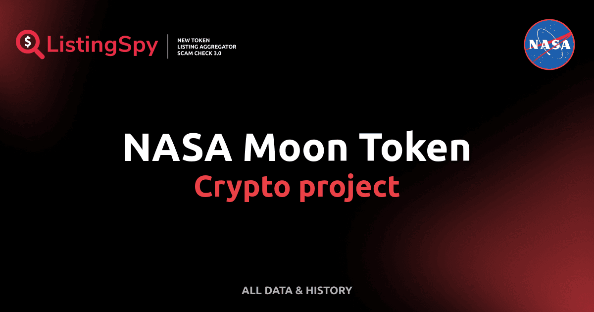 NASA Moon Token crypto project: MOON token listings, events, analysis ...