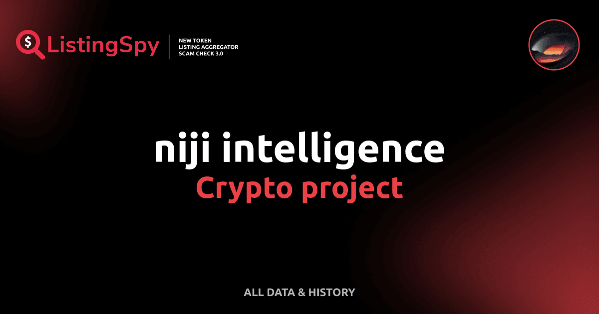 niji intelligence crypto project: niji token listings, events, analysis ...