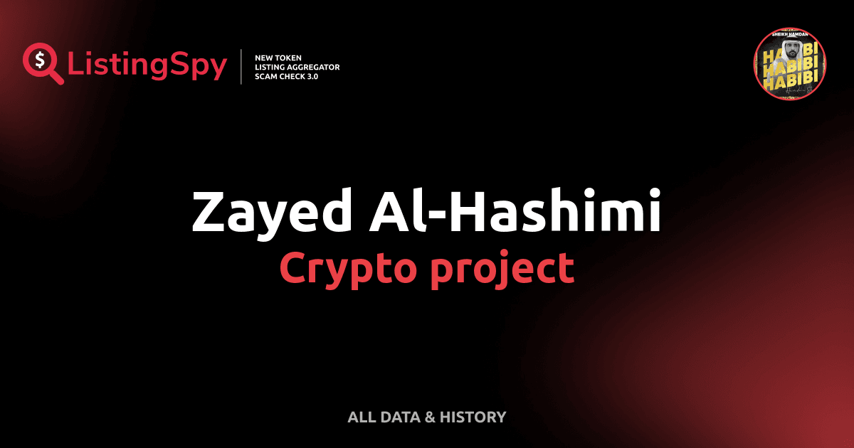 Zayed Al-Hashimi crypto project: HABIBI token listings, events ...