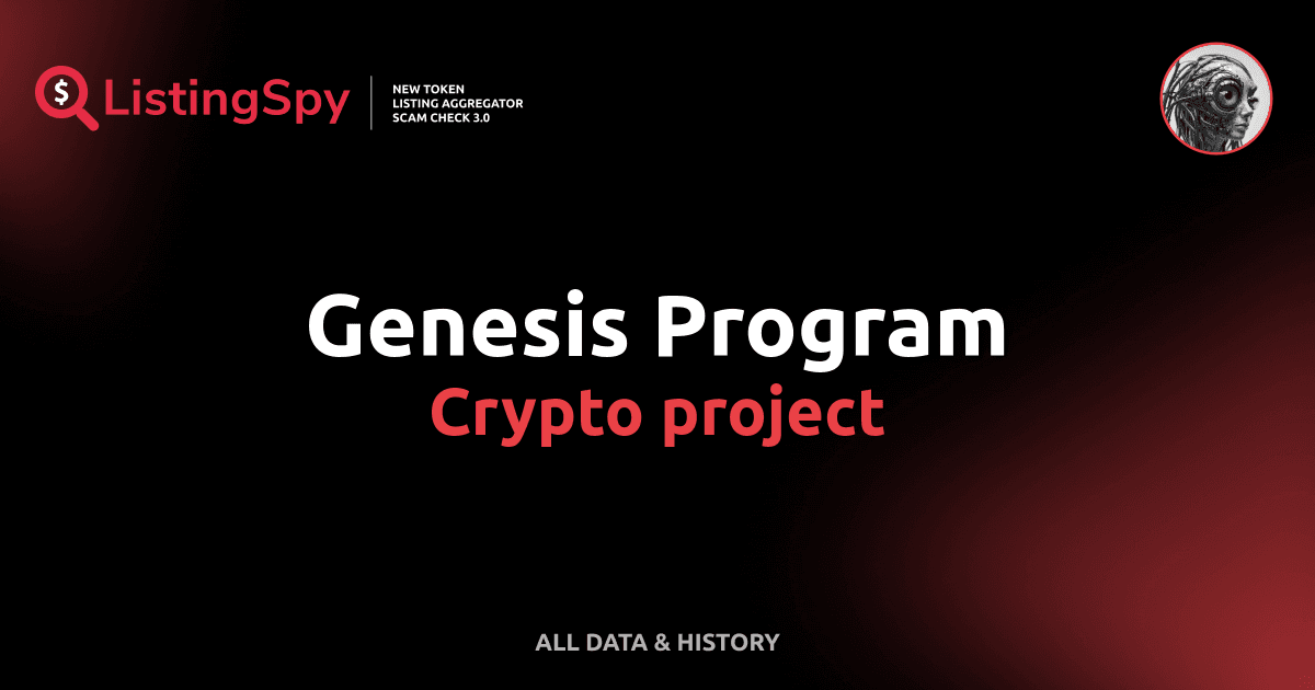 Genesis Program crypto project: GENEX token listings, events, analysis ...