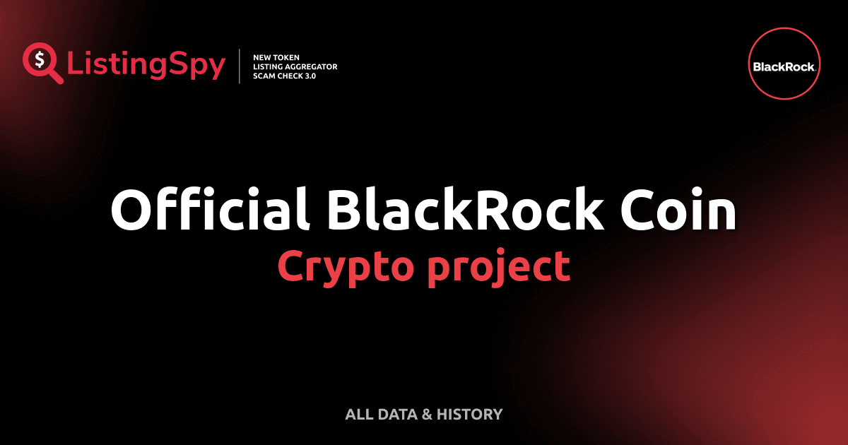 Official BlackRock Coin crypto project: ROCK token listings, events ...