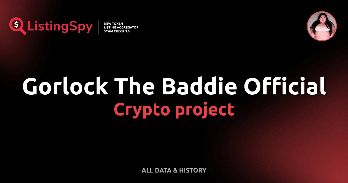 Gorlock The Baddie Official crypto project: GORLOCK token listings ...