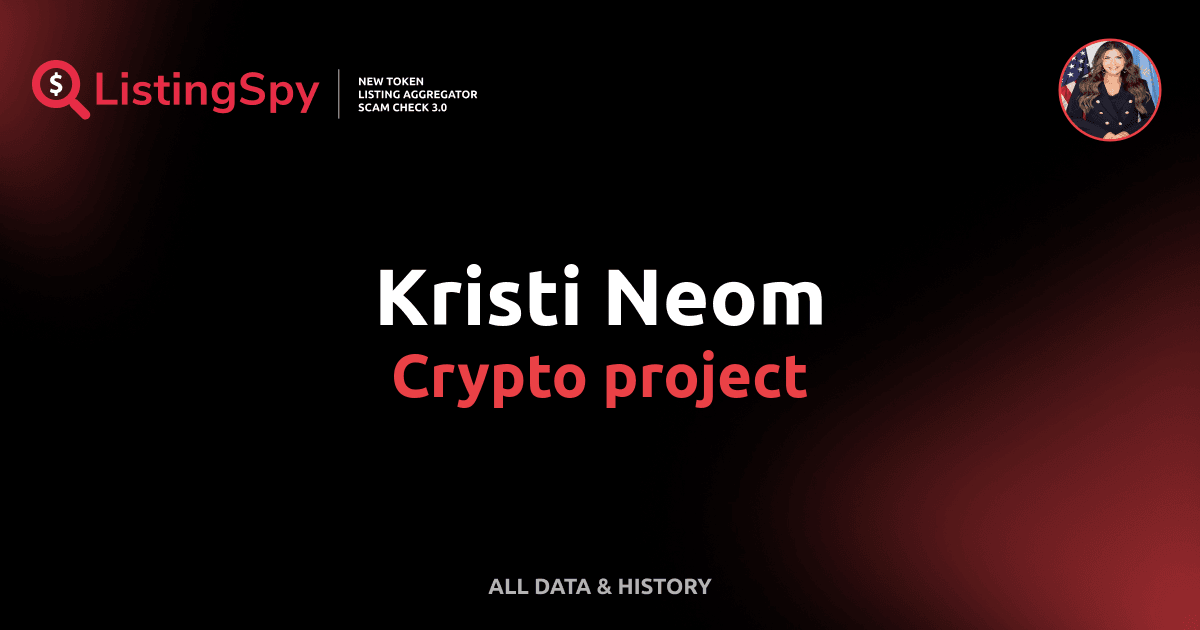 Kristi Neom crypto project: Neom token listings, events, analysis | ListingSpy