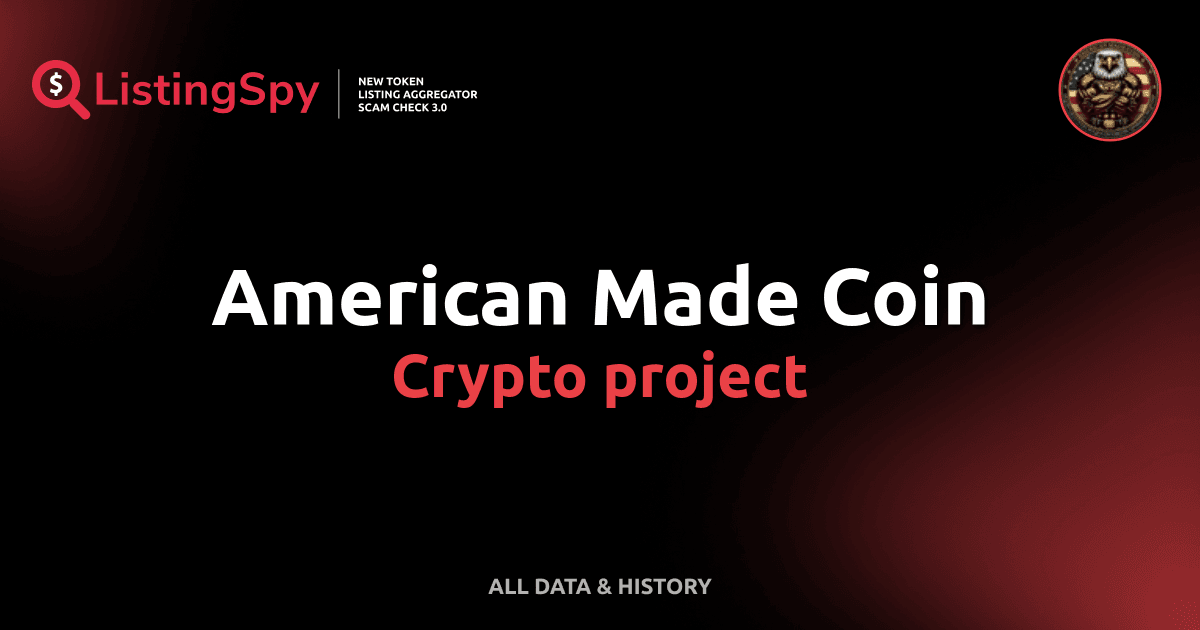 American Made Coin crypto project: AMC token listings, events, analysis ...