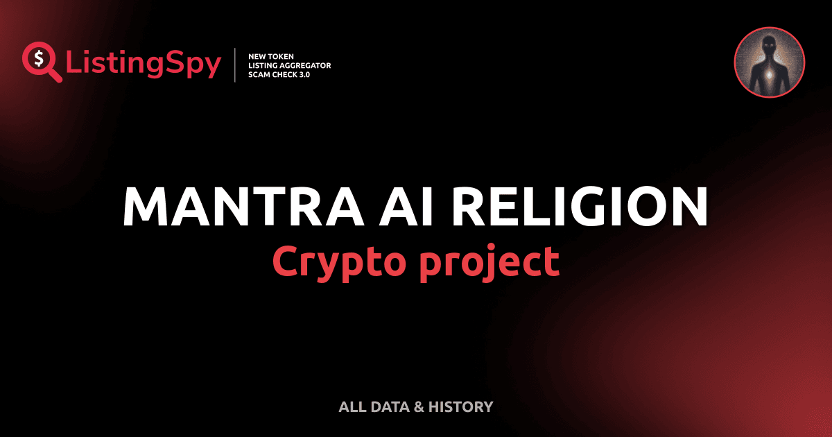 MANTRA AI RELIGION crypto project: MANTRA token listings, events ...