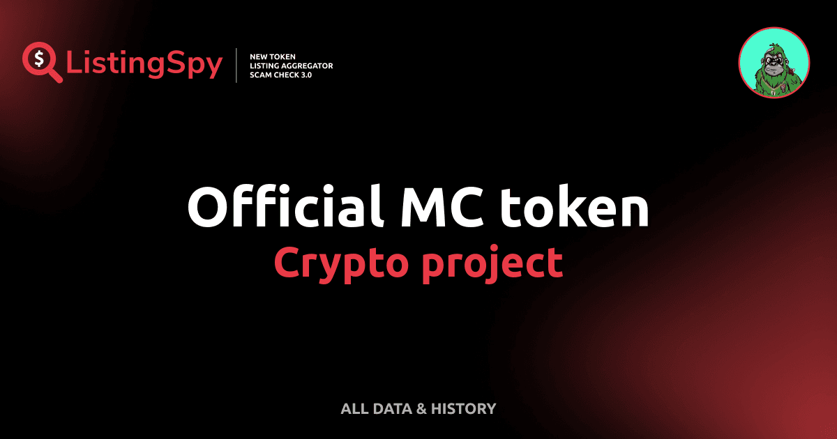 Official MC token crypto project: MC token listings, events, analysis ...