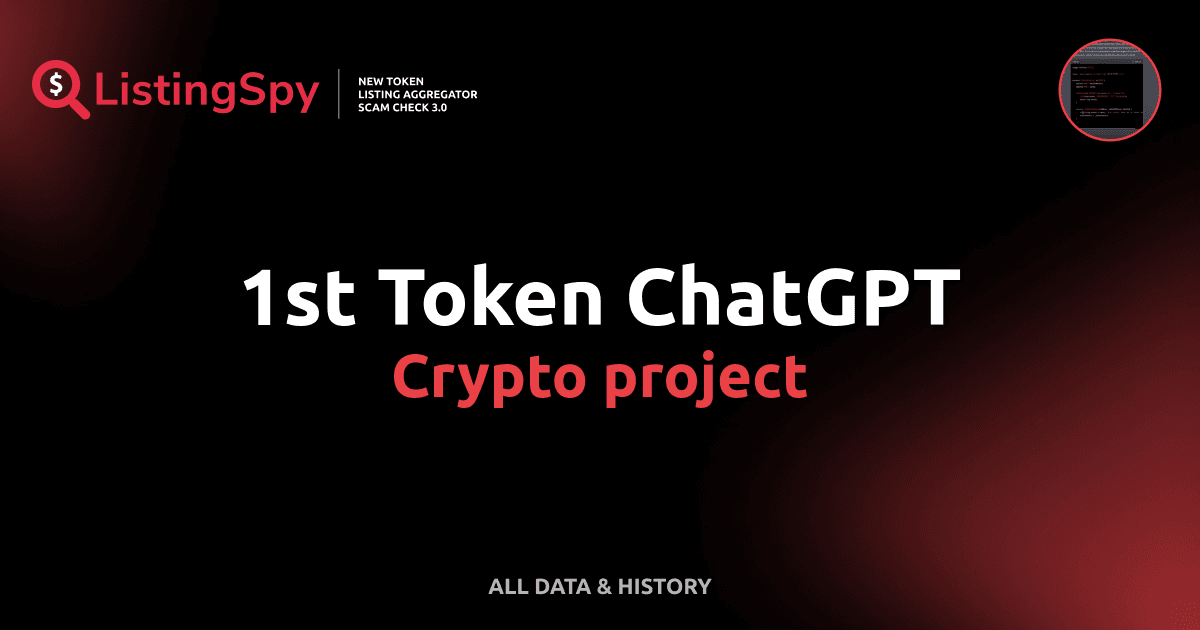 1st Token ChatGPT crypto project: CRYPICAL token listings, events ...