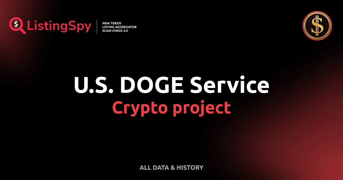 U.S. DOGE Service crypto project: USDS token listings, events, analysis ...