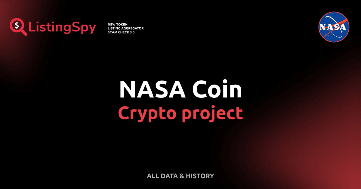 NASA Coin crypto project: NASA token listings, events, analysis ...