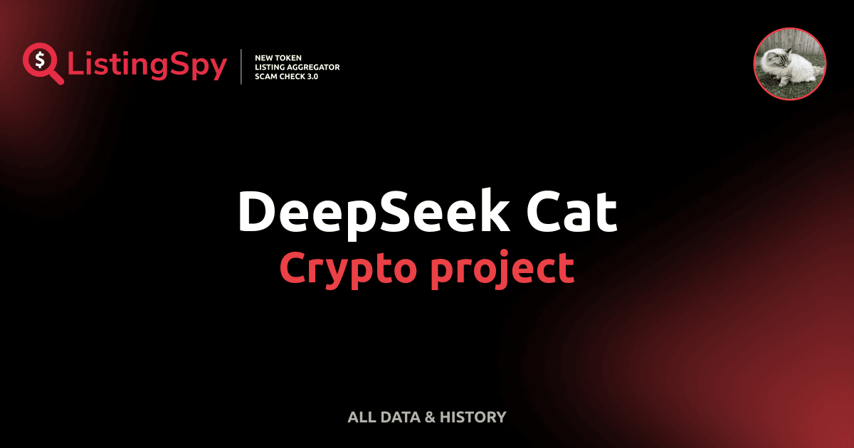 DeepSeek Cat crypto project: DeepCat token listings, events, analysis ...