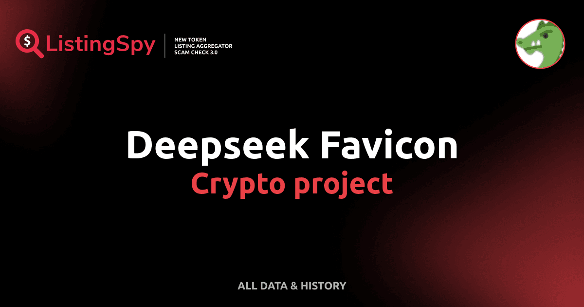 Deepseek Favicon crypto project: DRAGON token listings, events ...