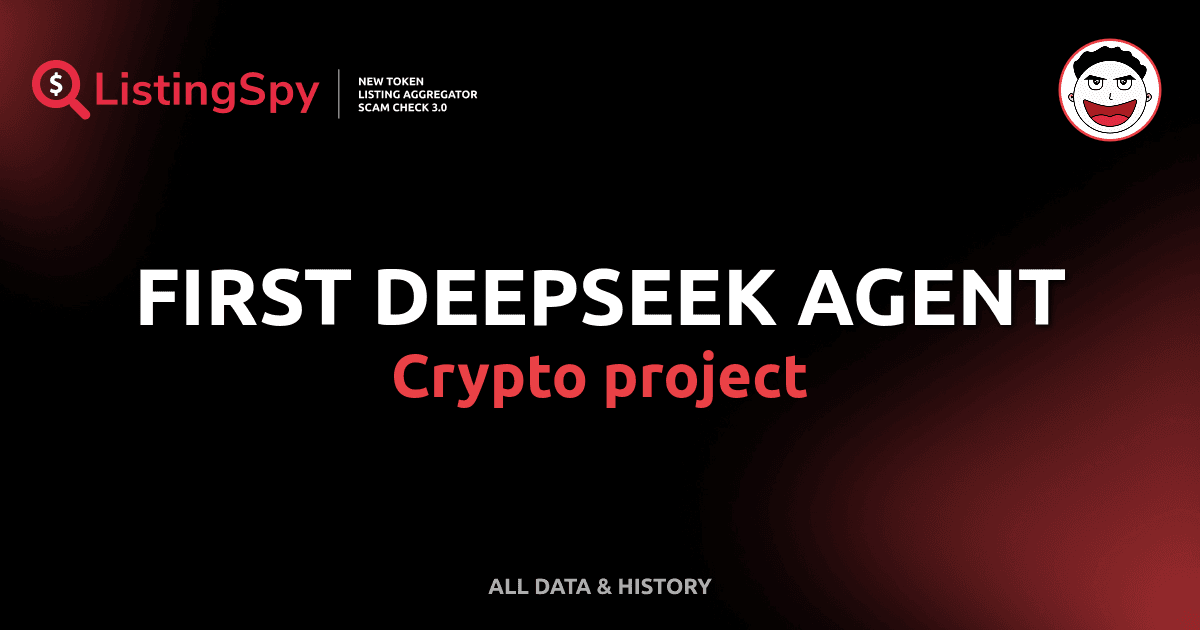 FIRST DEEPSEEK AGENT crypto project: BOB token listings, events, analysis | ListingSpy