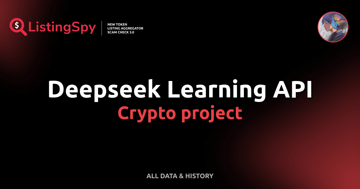 Deepseek Learning API crypto project: ElysiaAPI token listings, events ...
