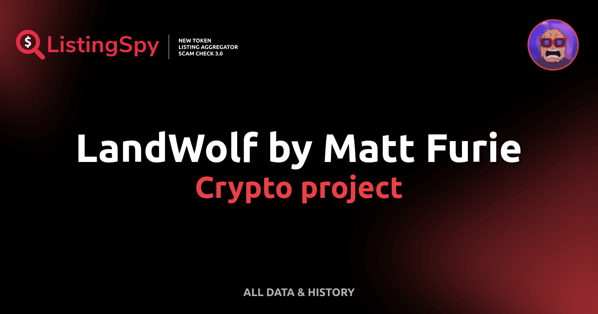 LandWolf by Matt Furie crypto project: WOLF token listings, events ...