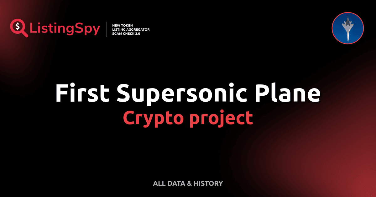 First Supersonic Plane crypto project: XB-1 token listings, events ...
