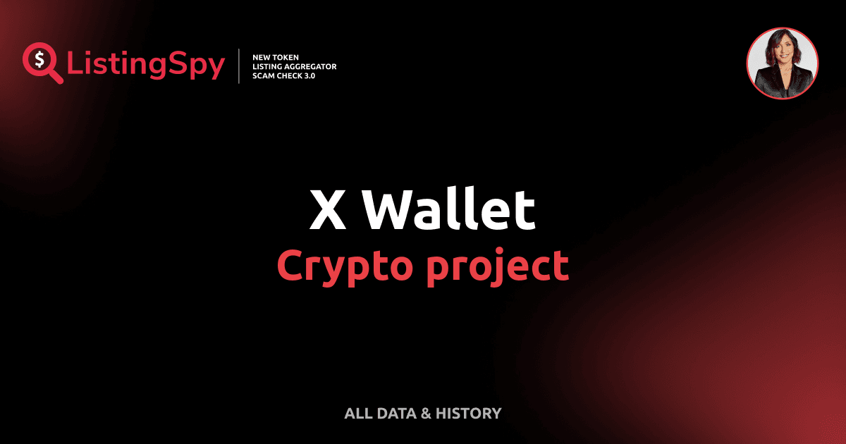 X Wallet crypto project: XWALLET token listings, events, analysis | ListingSpy